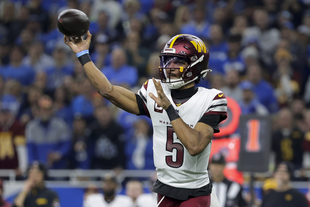 ‘Best rookie year of all time?’ Jayden Daniels has the Commanders a win away from the Super Bowl ...